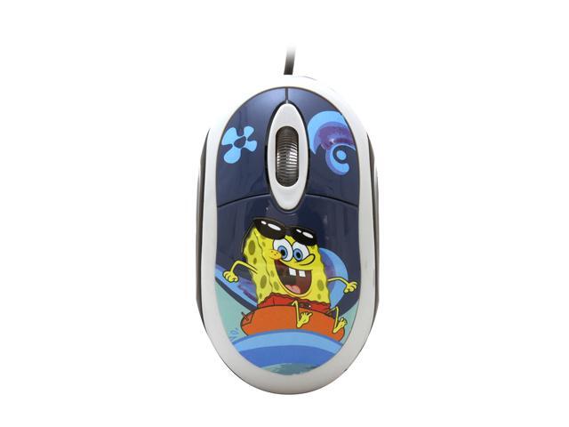 SAKAR Spongebob Squarepants 87062 Wired Optical Mouse and Mouse Pad Set ...