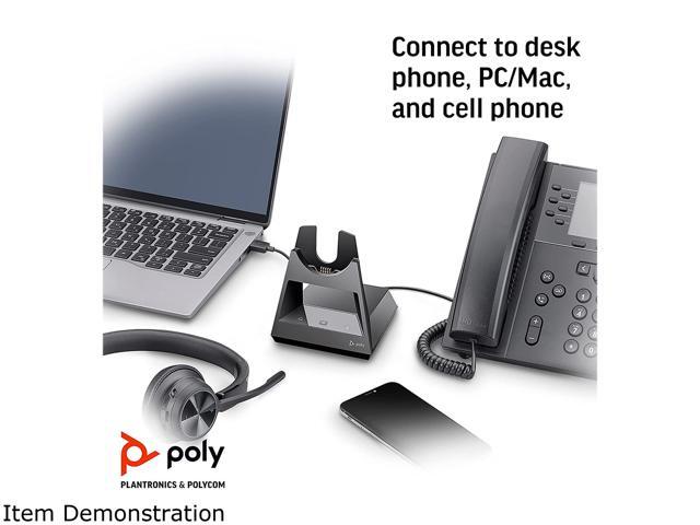 Poly 218472-02 Voyager Office Base, Desk Phone Connection for Poly ...