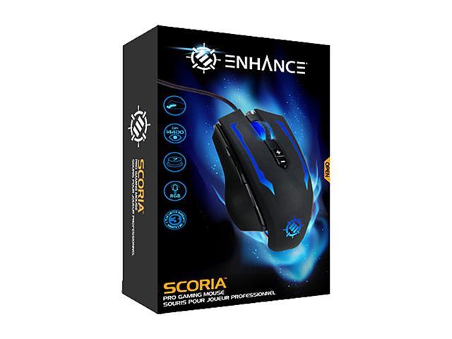 ENHANCE Scoria Tournament Gaming Mouse - RGB LED, 7 Programmable ...