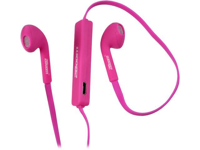 2Boom Pink EPBT690P Bluetooth Noise-Cancelling Earbuds with Microphone ...
