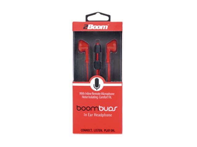 2Boom Red EPM340R Boombuds Earphones - Newegg.com