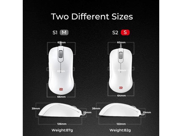 ZOWIE GEAR Zowie S2 Wired Gaming Mice Glossy White - Newegg.com