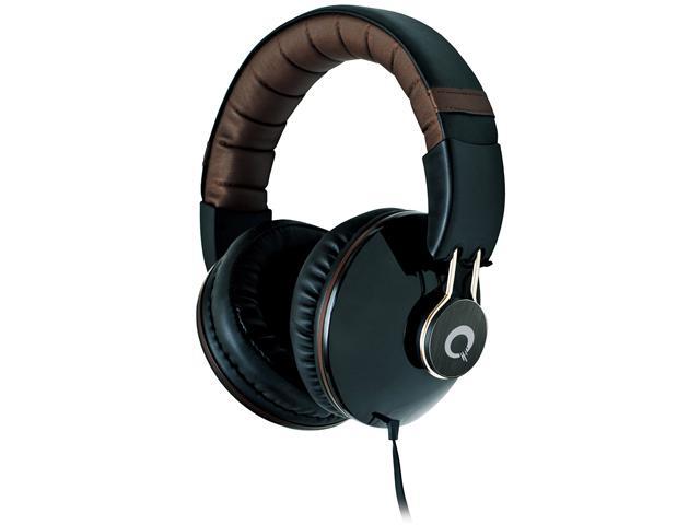 QFX Black H200BLACK DJ Style Stereo Headphone - Newegg.com