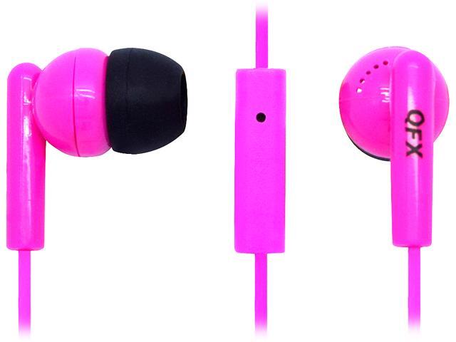 QFX H-44 Canal Noise Isolating Earbuds w Microphone - Newegg.com