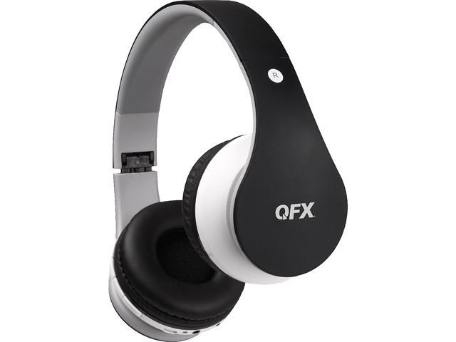 QFX Black H-254 BLACK Folding Bluetooth Stereo Headphones - Newegg.com