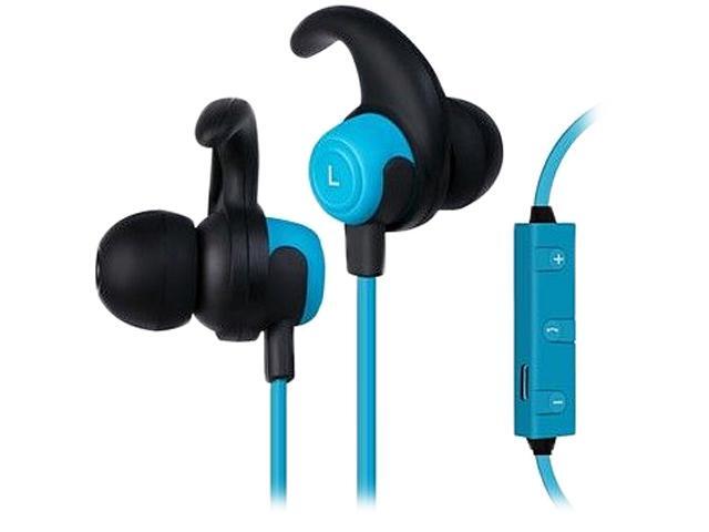 QFX Blue H-256BT-BLUE Stereo Bluetooth Headset Caller ID Announce ...