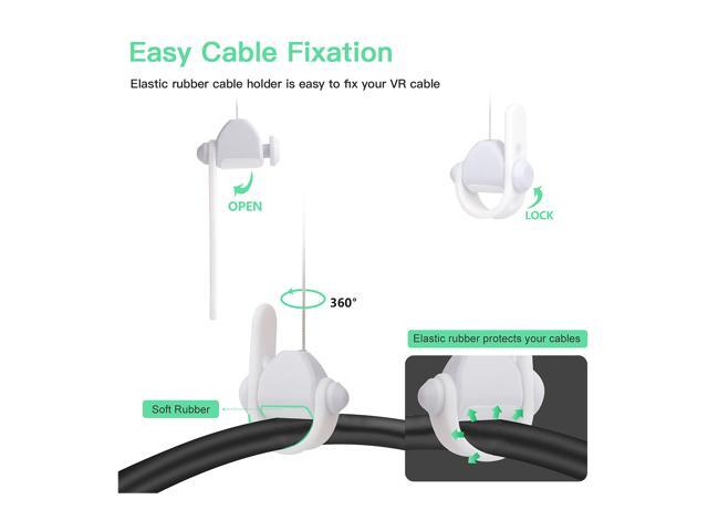 NexiGo VR Cable Management System, Ceiling Hooks with Retractable ...