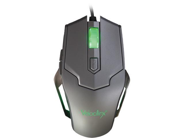Velocilinx Boudica VXGM-MS5B-10K-SL Silver Wired Optical Gaming Mouse ...