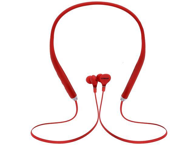 Fisher Red FBHP770R Pro Tec Bluetooth Around-the-Neck Sport Headphones ...