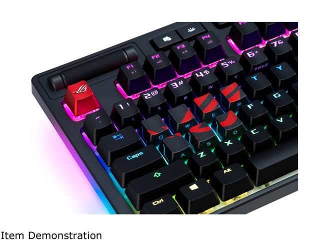 ASUS ROG Gaming Keycap Set - Textured Side-Lit Design for FPS & MOBA ...