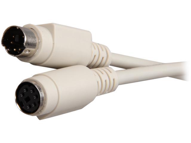 StarTech KXT102_10 10 ft. PS/2 Keyboard/Mouse Extension Cable M-F ...