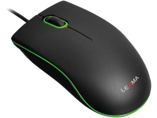 LEXMA M243-GE Green Wired Optical Mouse - Newegg.com