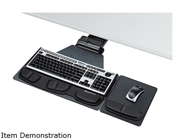 Fellowes 8035901 Professional Corner Executive Keyboard Tray, 19 x 14-3 ...