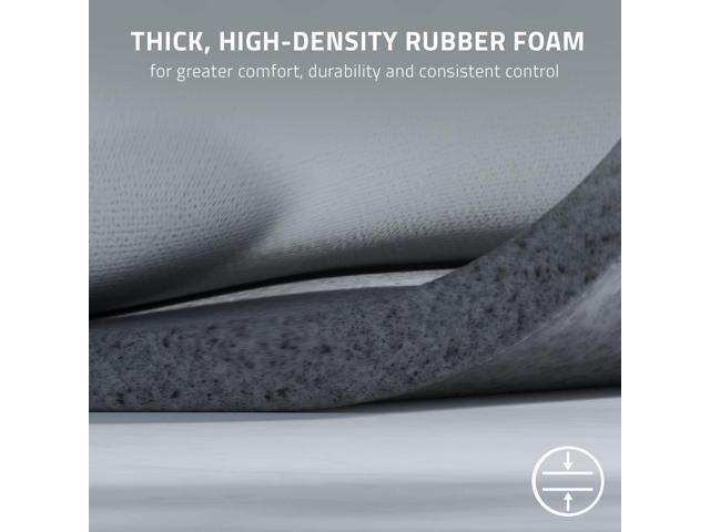 Razer Pro Glide Soft Mouse Mat: Thick, High-Density Rubber Foam ...