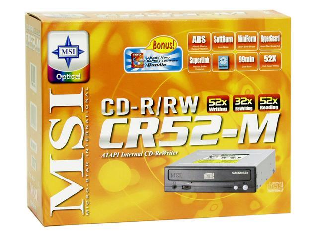 MSI CD Burner Black IDE Model CR52-M Black - Newegg.com