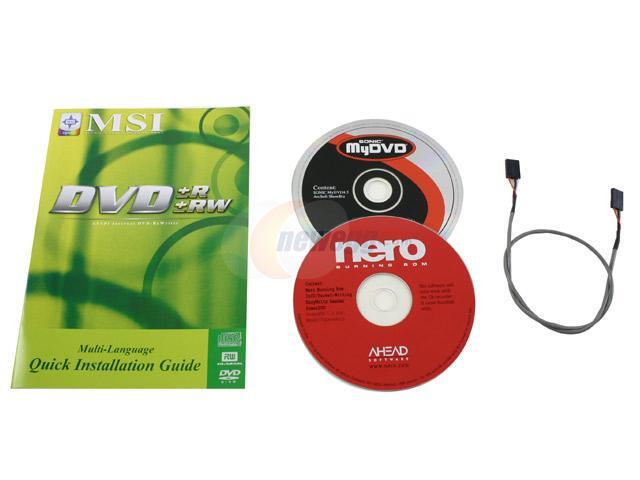 Open Box: MSI DVD Burner Beige IDE Model MS-8408A2 - Newegg.com