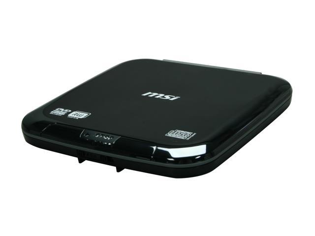 MSI USB 2.0 External Slim DVD Burner Model UO882-BK - Newegg.ca