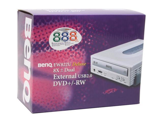 BenQ USB 2.0 External DVD Burner With 8MB Buffer Model EW822U - Newegg.com