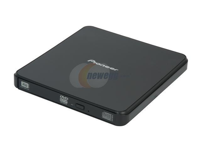 Pioneer USB 2.0 Black Slim Portable DVD/CD Writer Model DVR-XD08 ...