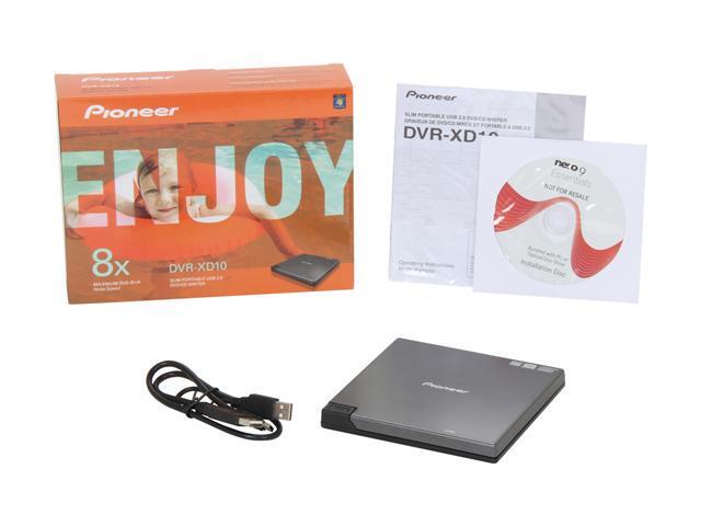 Pioneer USB 2.0 External CD/DVD Drive Model DVR-XD10 - Newegg.com