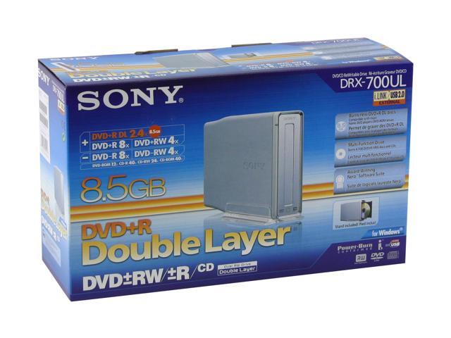 Open Box: SONY IEEE 1394 / USB 2.0 External DVD Burner Model DRX-700UL ...