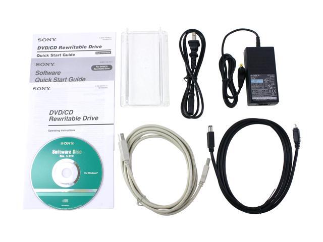 Open Box: SONY IEEE 1394 / USB 2.0 External DVD Burner Model DRX710UL ...