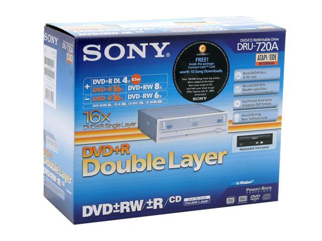 SONY White 16X DVD+R 8X DVD+RW 4X DVD+R DL 16X DVD-R 6X DVD-RW 16X DVD ...