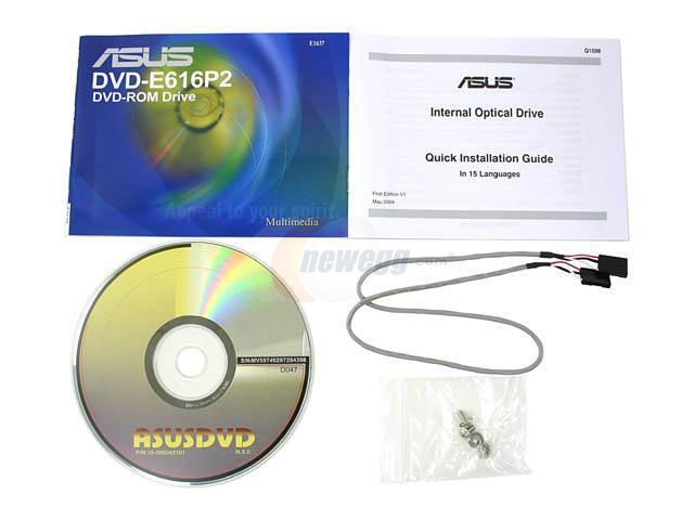 ASUS Black IDE DVD-ROM Drive Model DVD-E616P2 - Newegg.com