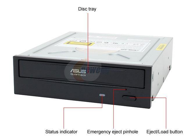 ASUS Black IDE CD-ROM Drive Model CD-S520B2 - Newegg.com