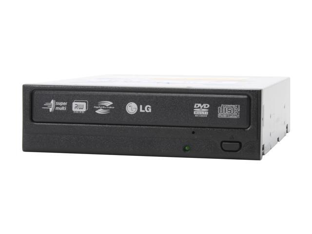 LG Black 18X DVD+R 8X DVD+RW 8X DVD+R DL 18X DVD-R 6X DVD-RW 12X DVD ...