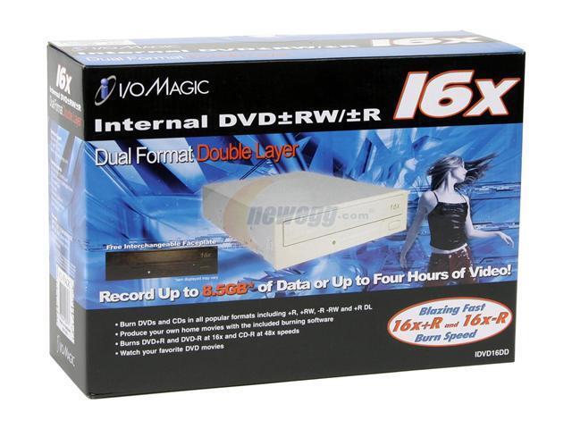 I/O MAGIC DVD Burner Beige IDE Model IDVD16DD - Newegg.com