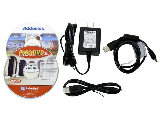Open Box: Addonics USB 2.0 External DVD-ROM Drive Model AEPDVDII8 ...