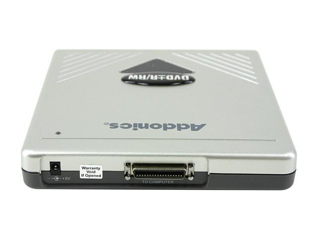 Addonics USB 2.0 External Slim DVD Burner Model AEPMRW44U - Newegg.com