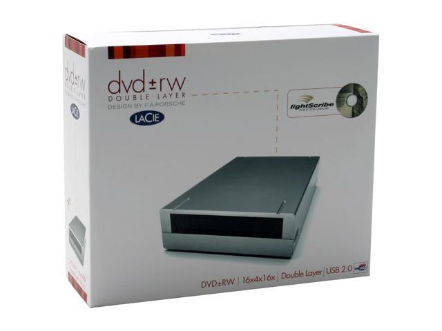 LACIE USB 2.0 External DVD Burner Model 300783U - Newegg.com