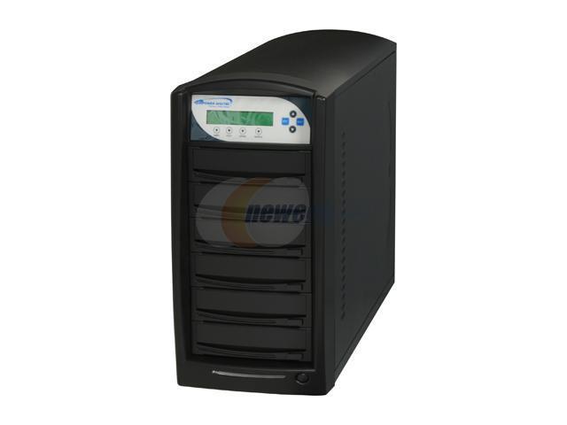 VINPOWER Black 1 to 5 CD/DVD Duplicator with 250GB Hard Drive Model ...