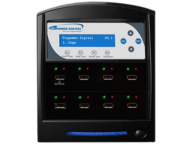 VINPOWER Black 1 to 7 1:7 USBShark Flash Memory Duplicator Model ...