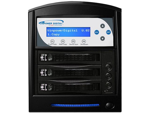VINPOWER Black 1 to 2 HDDShark Turbo HDD SSD Hard Drive Duplicator ...