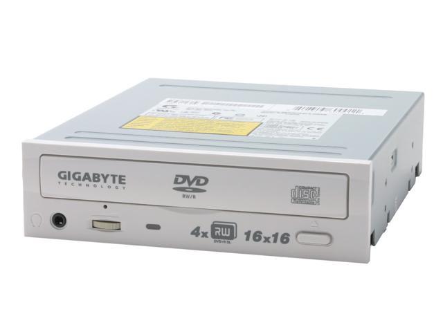 GIGABYTE DVD Burner white with replaceable black front bezel IDE Model ...