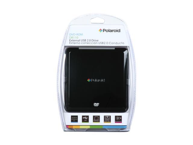 Polaroid USB 2.0 Slim 8X External Top Load DVD Drive Model DR110 ...
