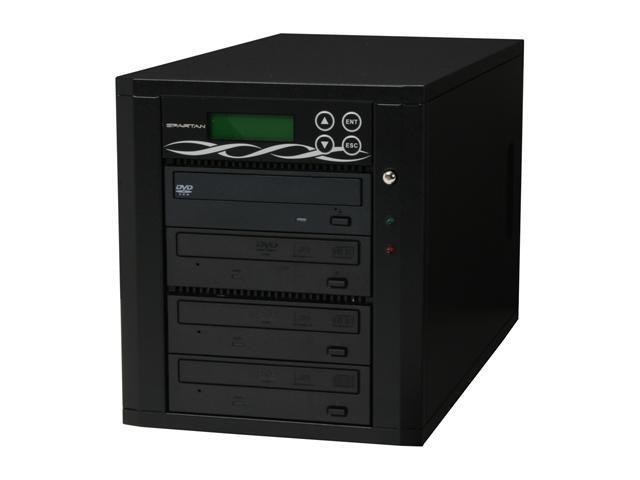 Spartan Black 1 to 3 DVD Duplicator w/ Pioneer Drive & 250GB HDD, USB ...