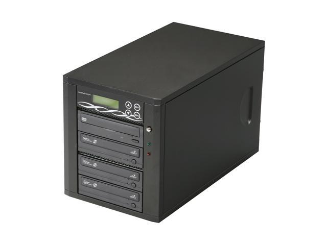 Spartan D03-SSP-L 1 to 3 24X DVD+R SATA LightScribe Tower Duplicator ...