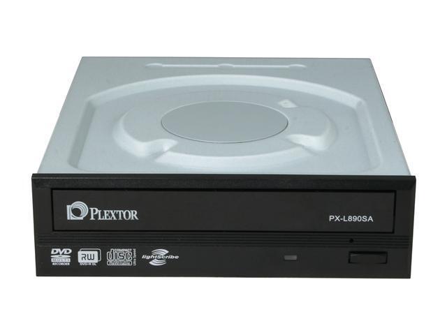 PLEXTOR Internal DVD Super Multi Black SATA Model PX-L890SA LightScribe ...