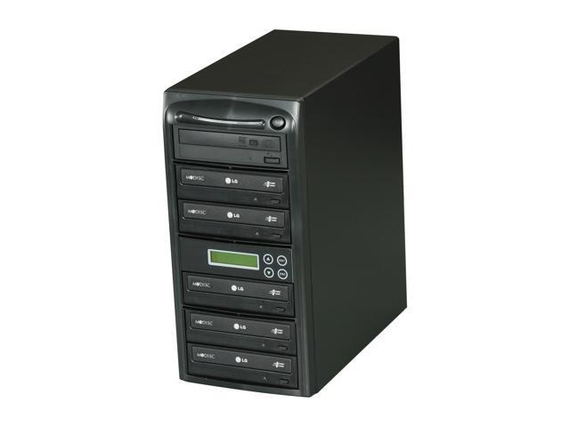 Open Box: Systor Black 1 to 5 Economy Series 24x DVD Duplicator Model ...