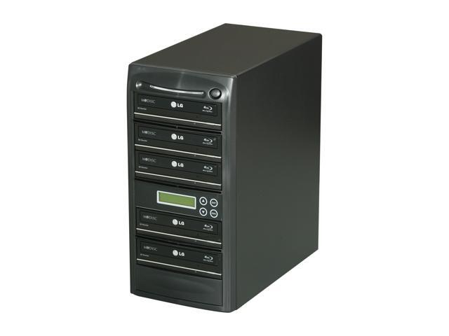 Systor Black 1 to 5 Blu Ray SATA 12X Duplicator + 500GB HDD + USB 2.0 ...