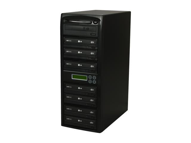Open Box: Systor Black 1 to 7 Economy Series 24x DVD Duplicator Model ...