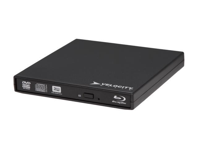 Velocity Micro Black 4X BD-ROM 8X DVD-ROM USB 2.0 External Blu-ray ...
