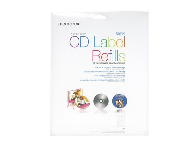 Memorex 00412 CD Label Refill - Newegg.com