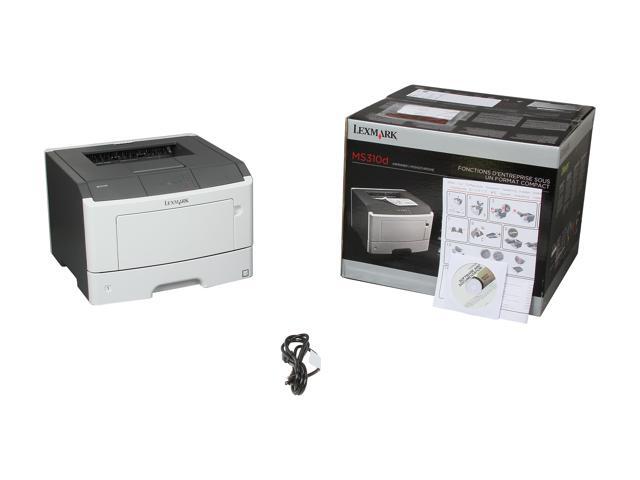 Open Box: Lexmark MS310d Workgroup Monochrome LPT / USB Laser Printer ...