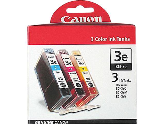 Canon BCI-3e 3 Color Ink Tanks Combo 3/pack; Cyan Magenta, Yellow ...