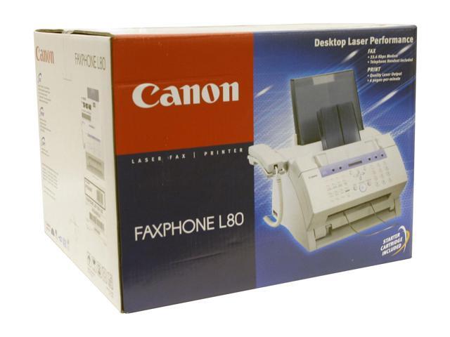 Canon FAXPHONE L80 9192A006 Laser Fax/ Phone - Newegg.com
